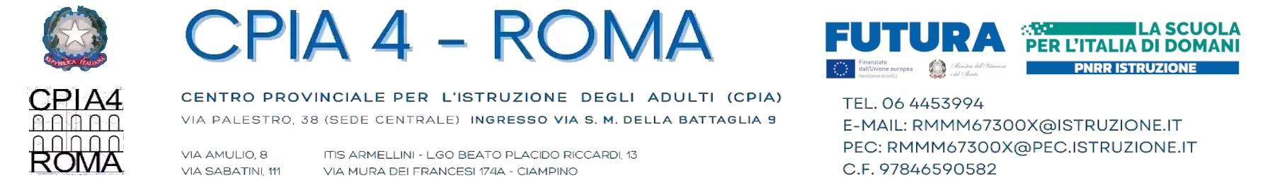 CPIA 4 di Roma e del Lazio - Indizione elezioni scolastiche